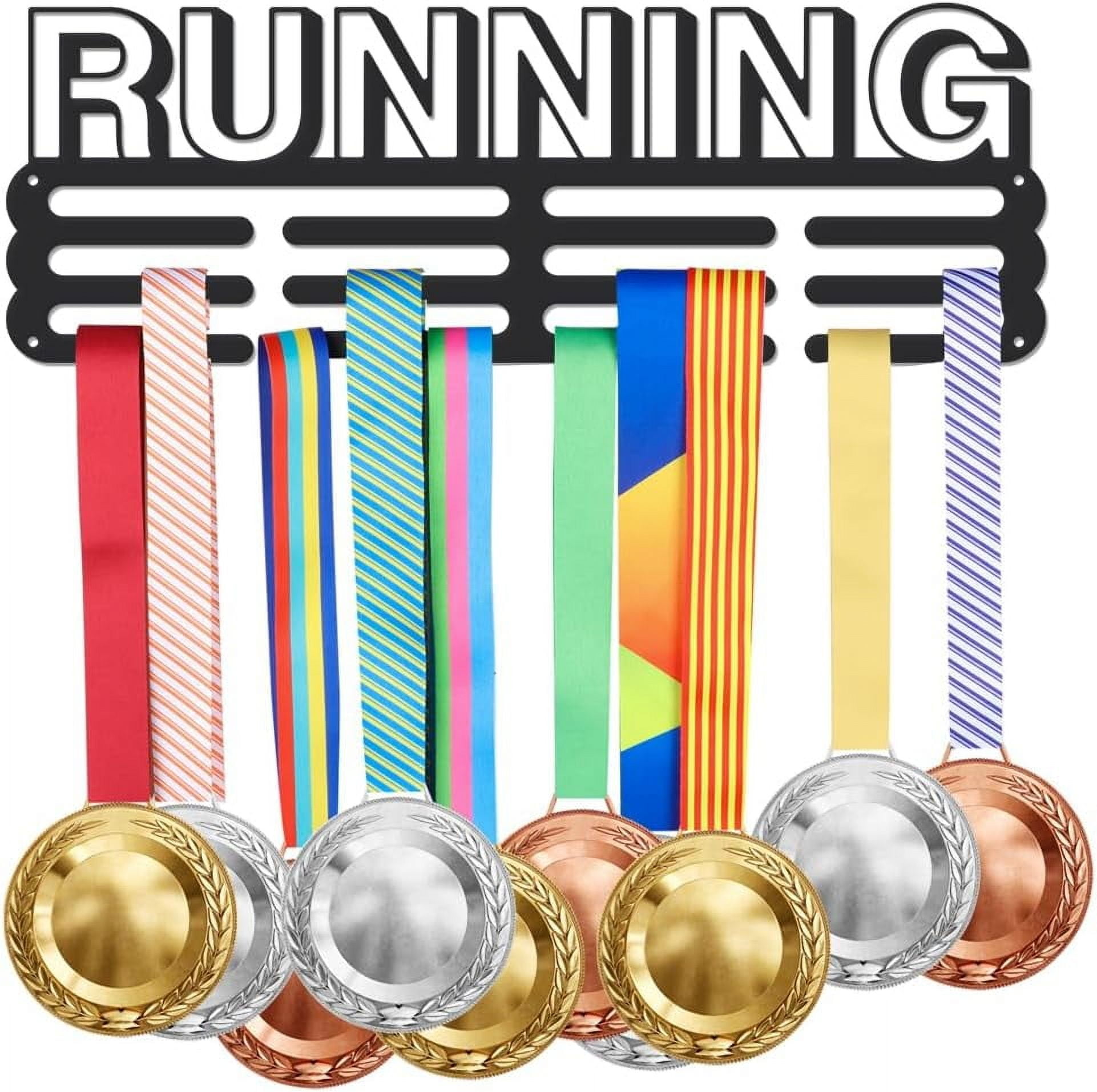 Running Medal Hanger Holder Athlete Medals Hanger Display Runner Sports ...