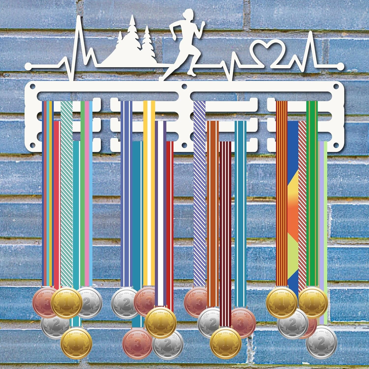 Running Medal Hanger Runner Medal Holder Hooks Rack Display Wall ...
