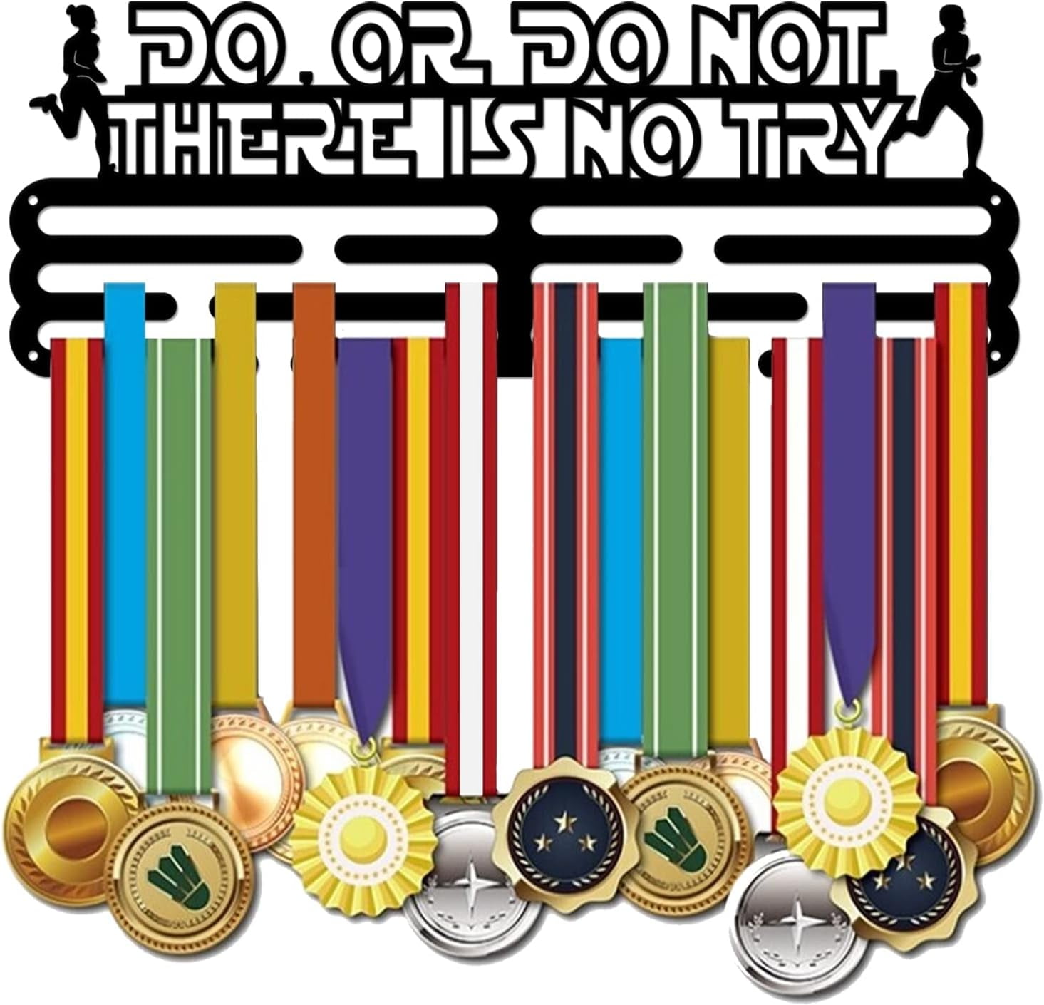 Running Medal Hangers Inspirational Running Medals Display Holder There ...