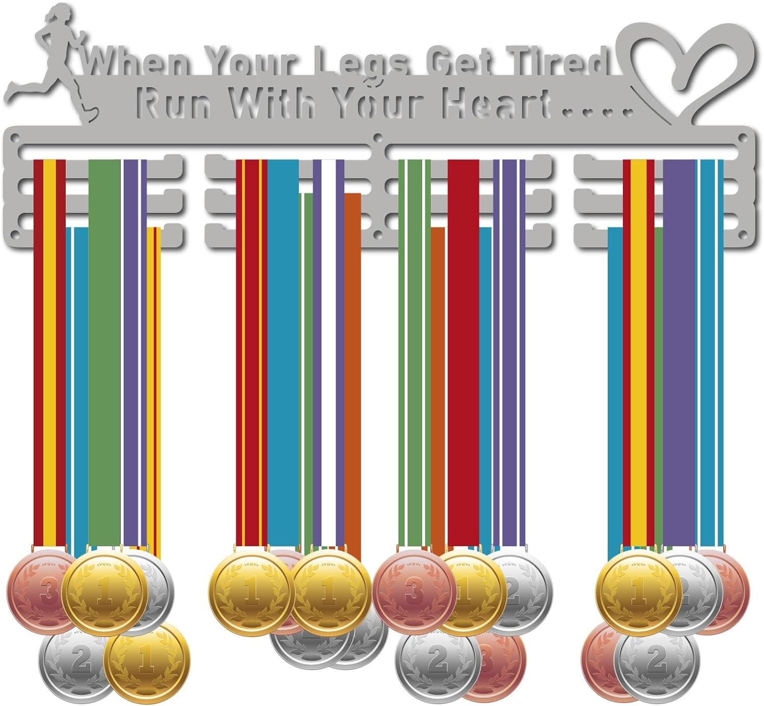 Running Medal Holder Display Medal Hangers Wall Mount Sports Medal ...