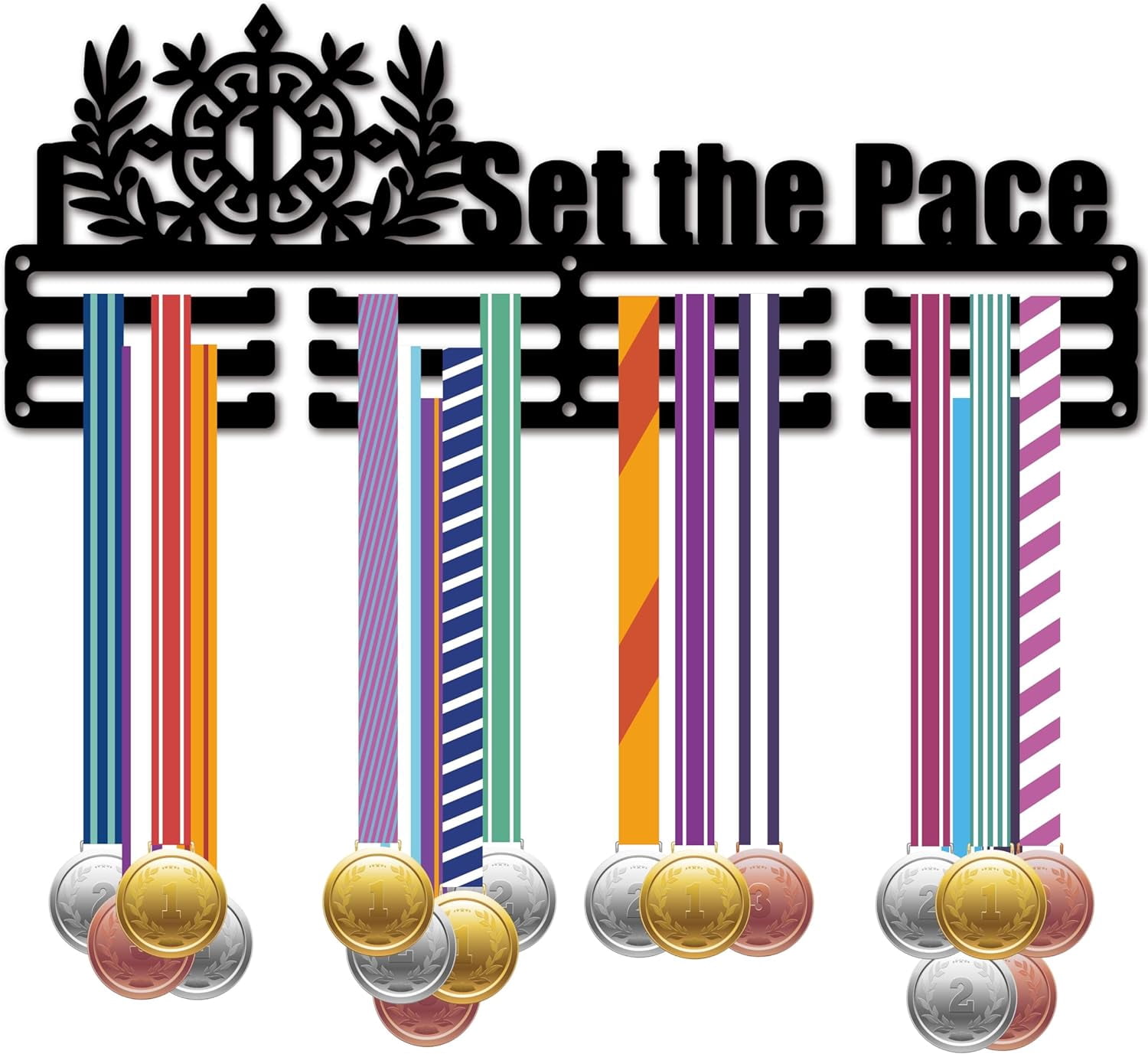 Running Medal Holder Display Medal Hanger Medal Wall Mount Frame Sports ...