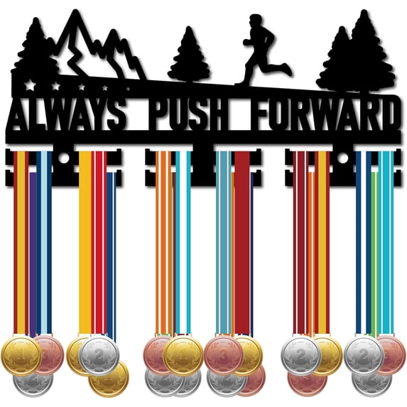 Running Medal Holder Display Medal Hanger Rack Acrylic Wall-Mounted ...