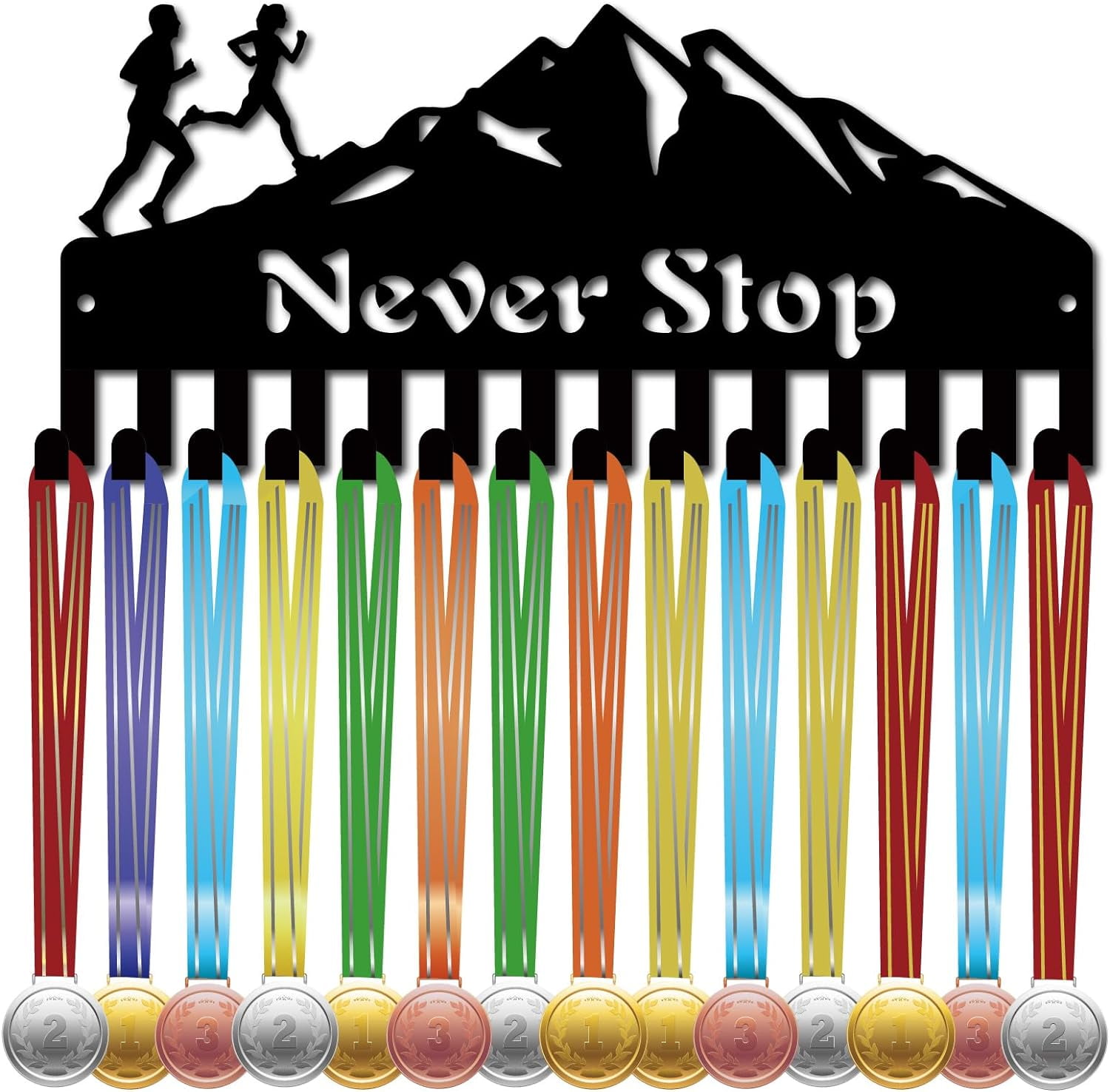 Running Medal Holder Medal Hanger Display Rack Sports Hanging Athlete ...
