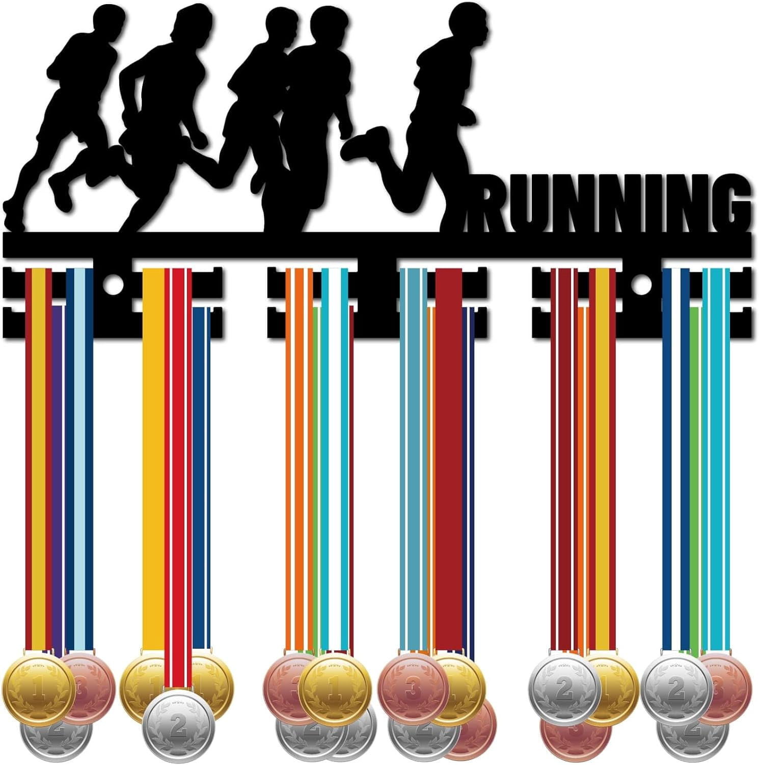 Running Medal Holder Medal Hangers Display Acrylic Medal Rack Sports ...