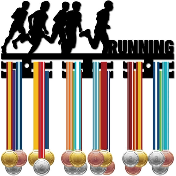 Running Medal Holder Medal Hangers Display Acrylic Medal Rack Sports ...