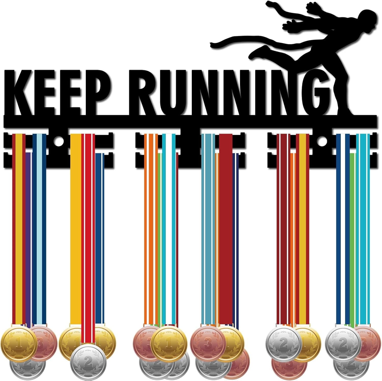 Running Medal Holder Runner Medal Hanger Acrylic Medal Rack Display ...
