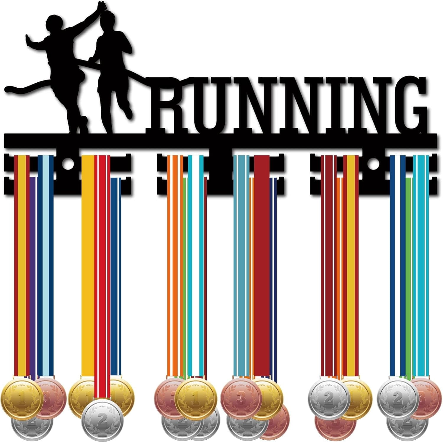 Running Medal Holder Runner Medal Hangers Acrylic Medal Hook Display ...