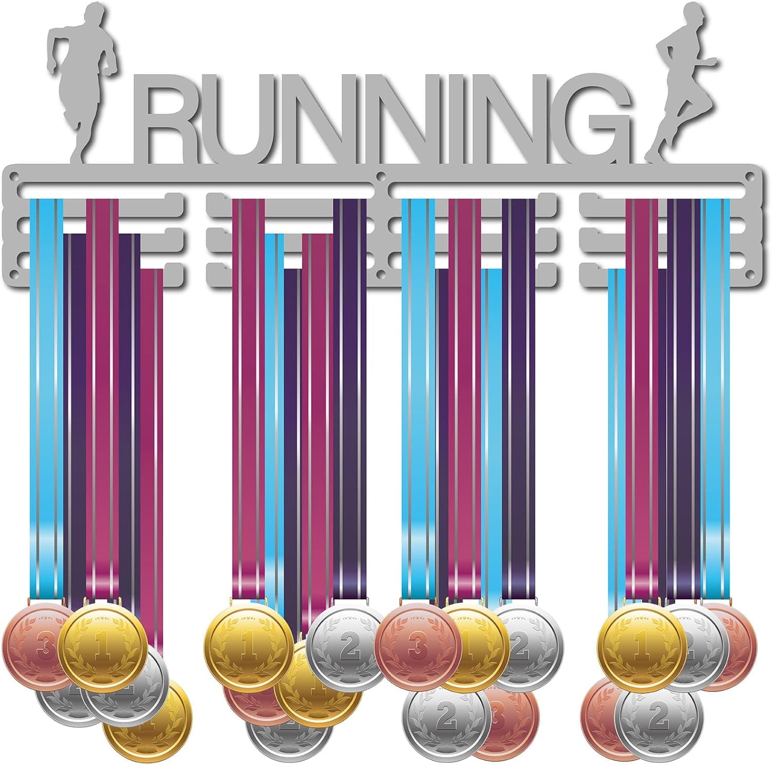 Running Medal Holder Sport Athlete Medals Hanger Display Stand Wall ...