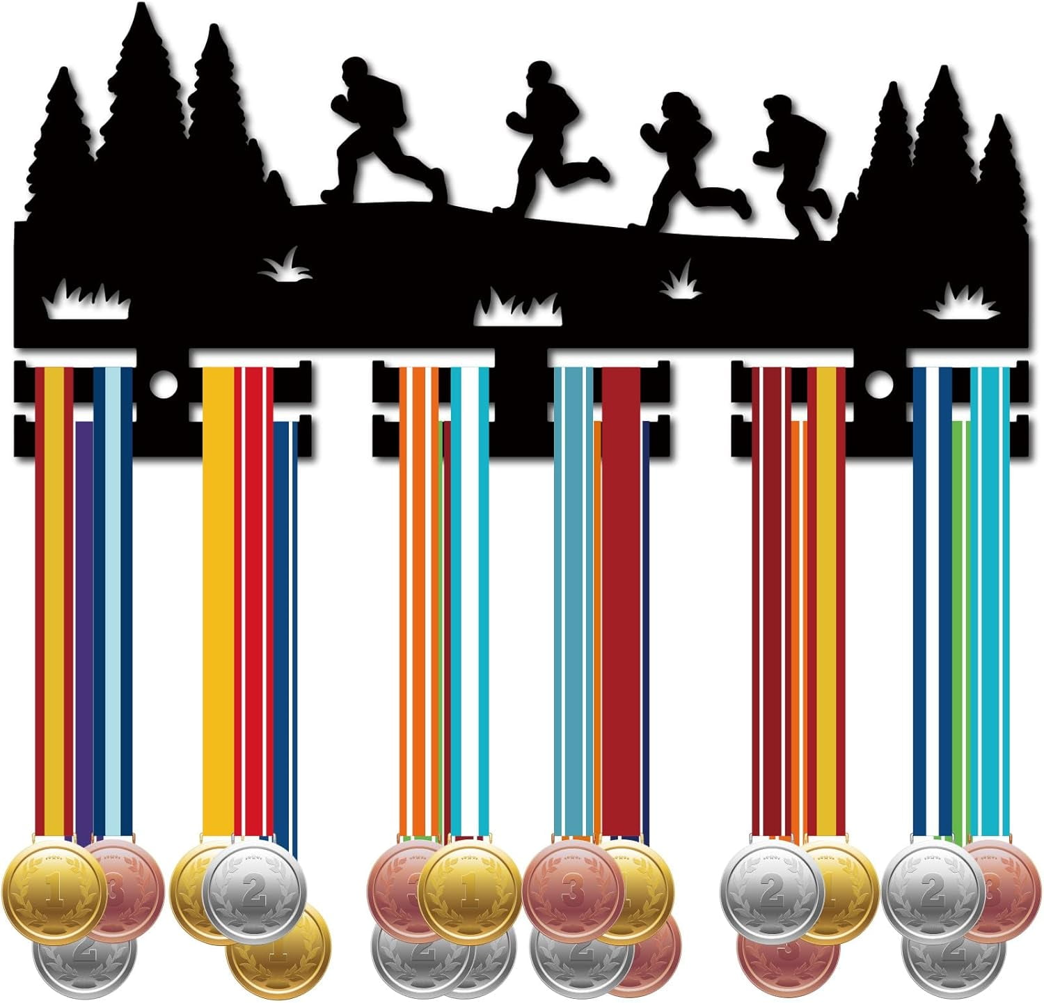 Running Medal Rack Acrylic Medal Hanger Long Distance Running Sport ...