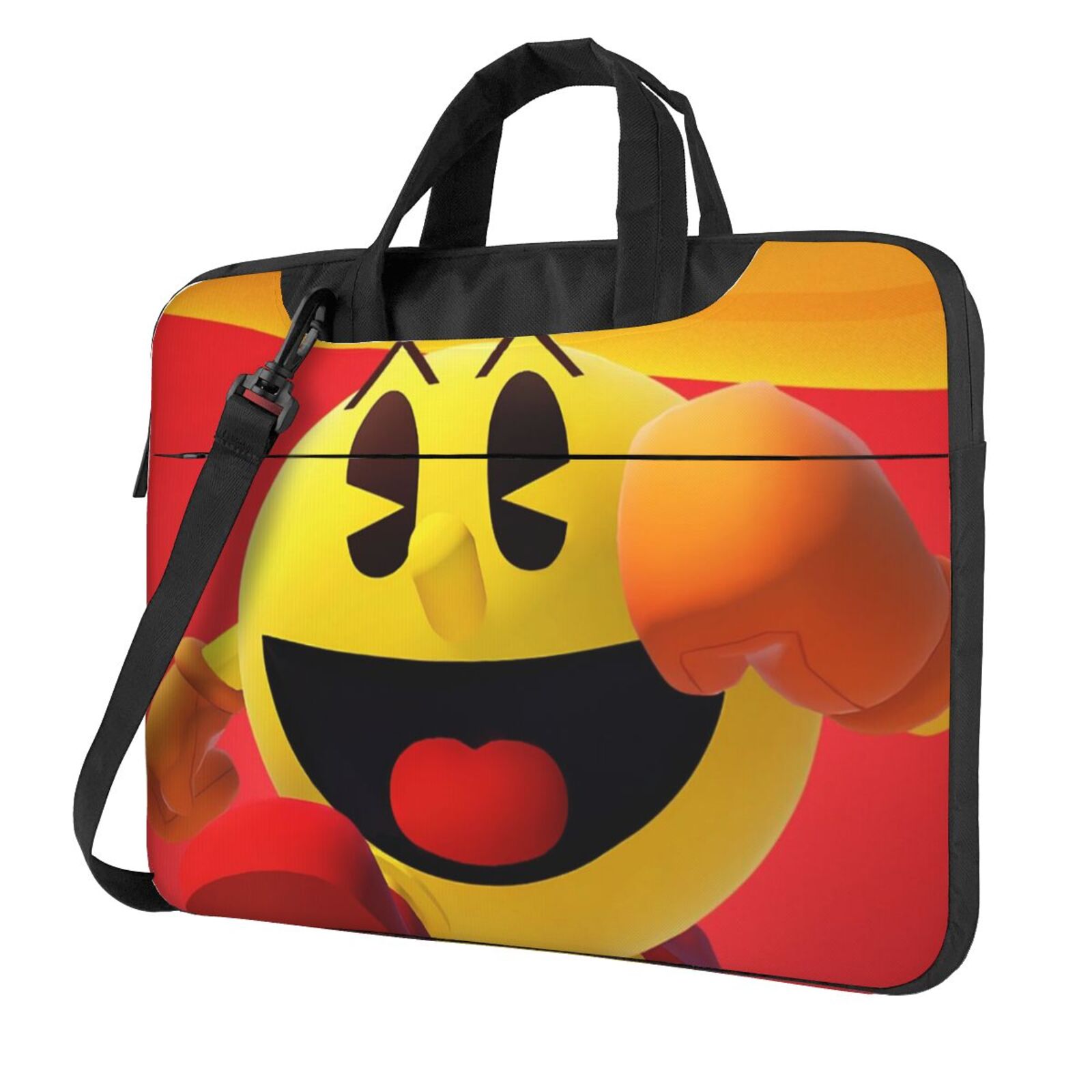 Running Pac-Man Game Portable Laptop Bag Shoulder Laptop Case Sleeve ...