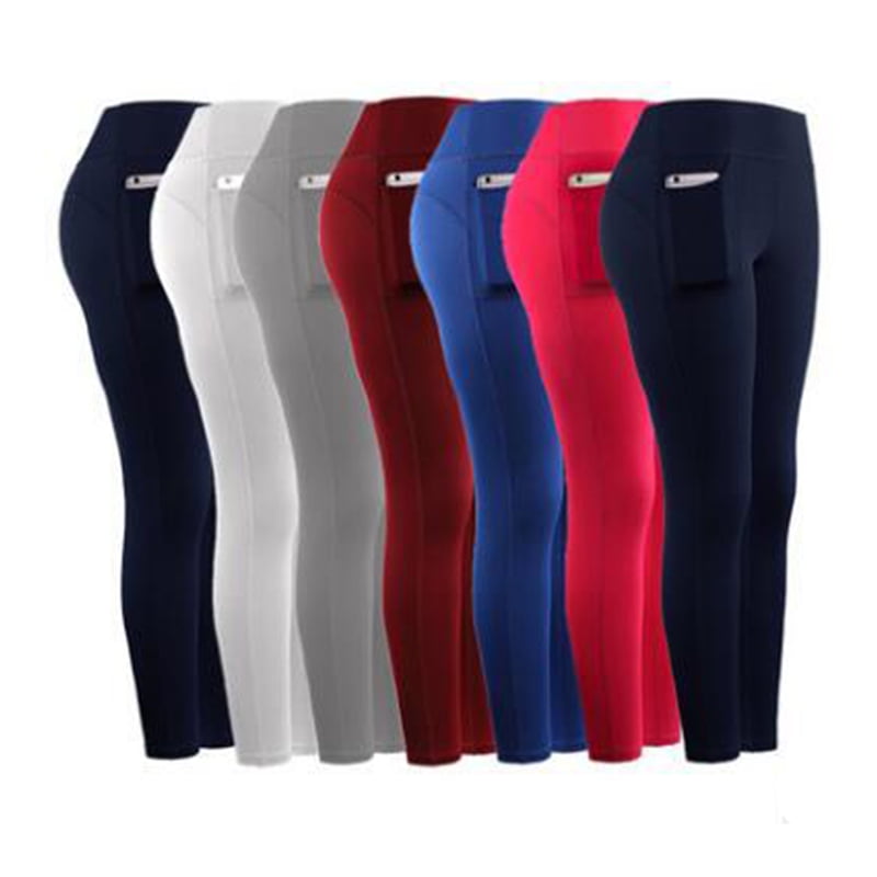 Running Pants Ladies Sportswear Fitness Gym Leggings High Stretch ...