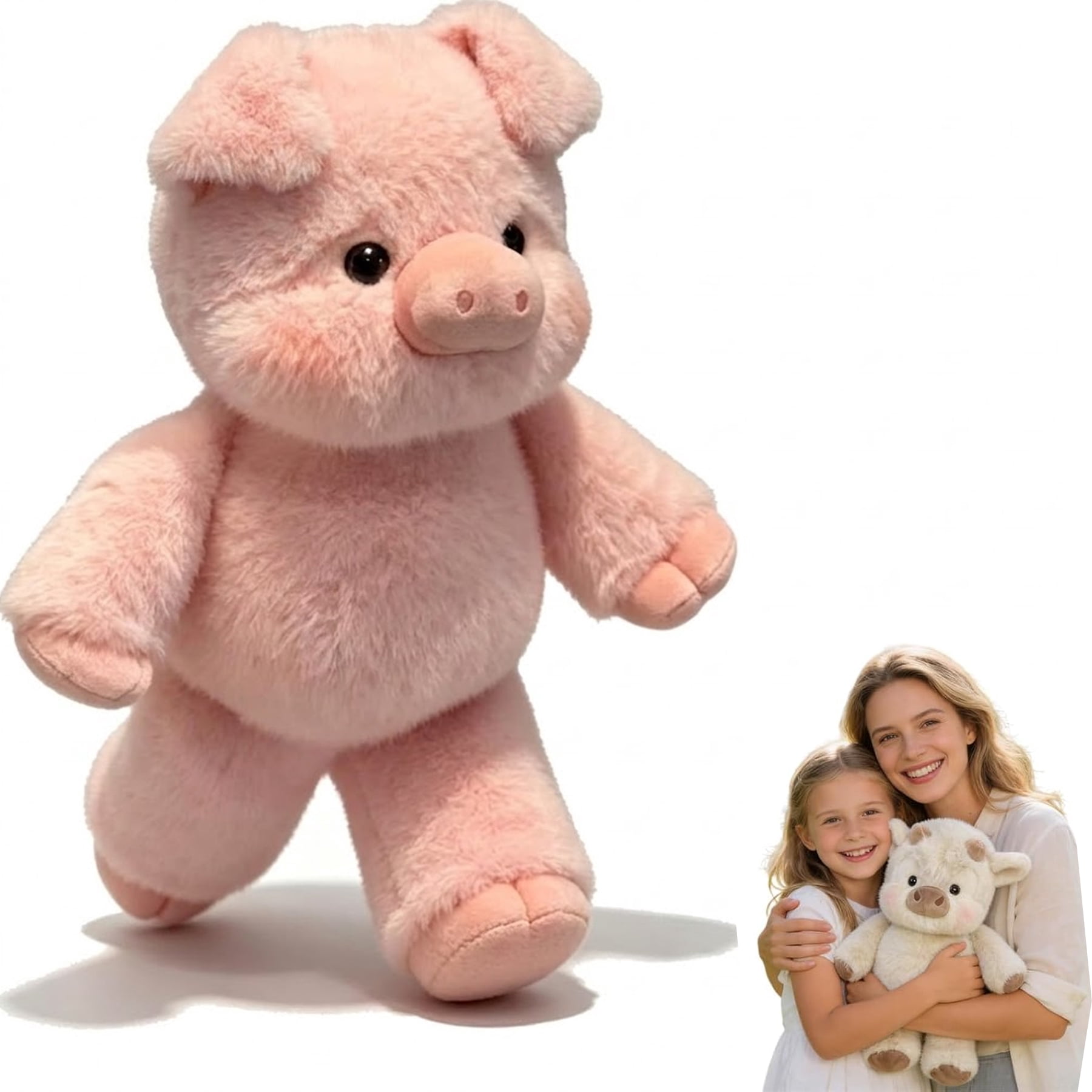 Running Plushies - 17.7inch Cute Running Pink Piglet Plush Toy ...