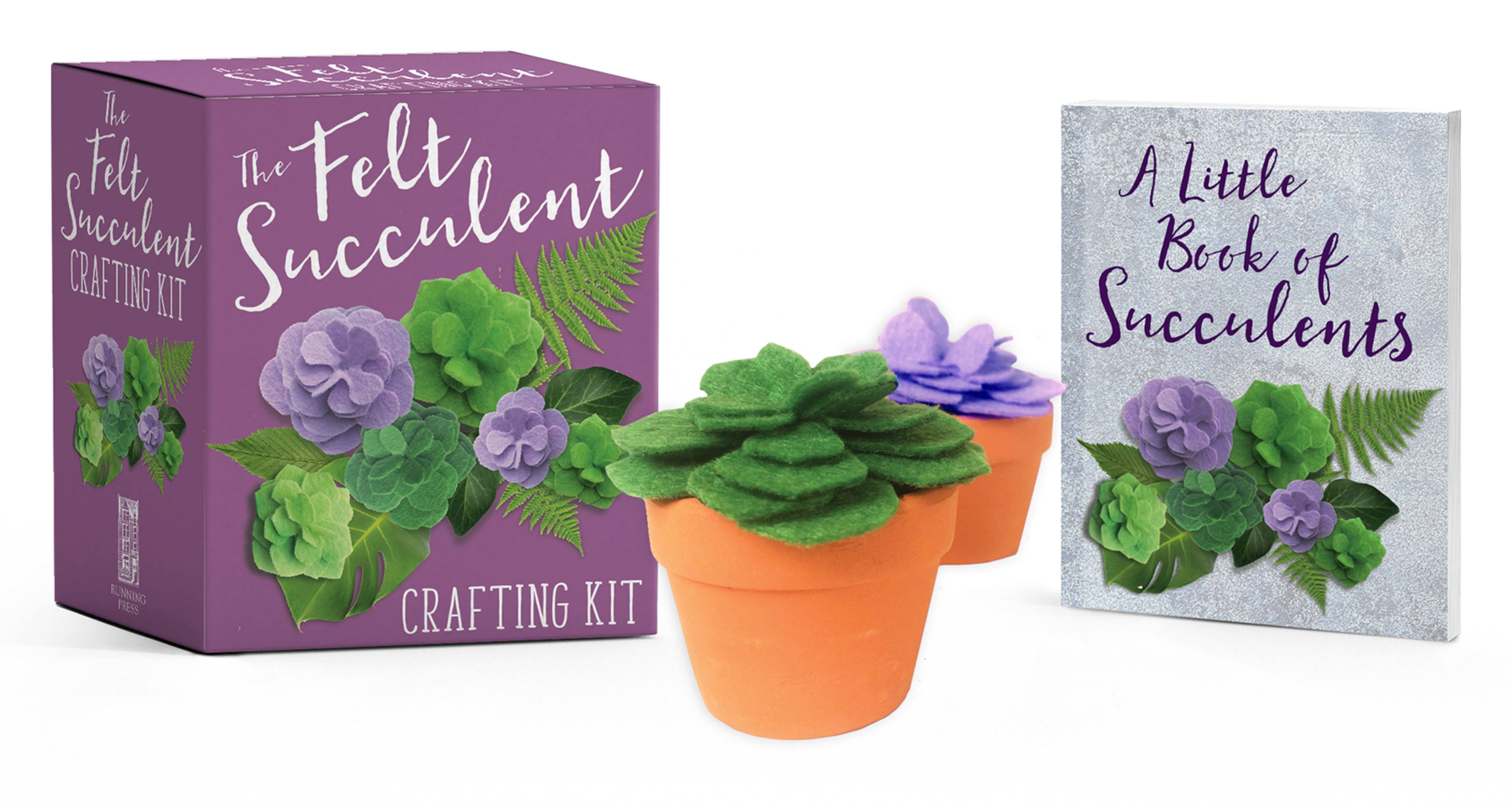 Running Press Mini Edition, The Felt Succulent Crafting Kit - Walmart.com