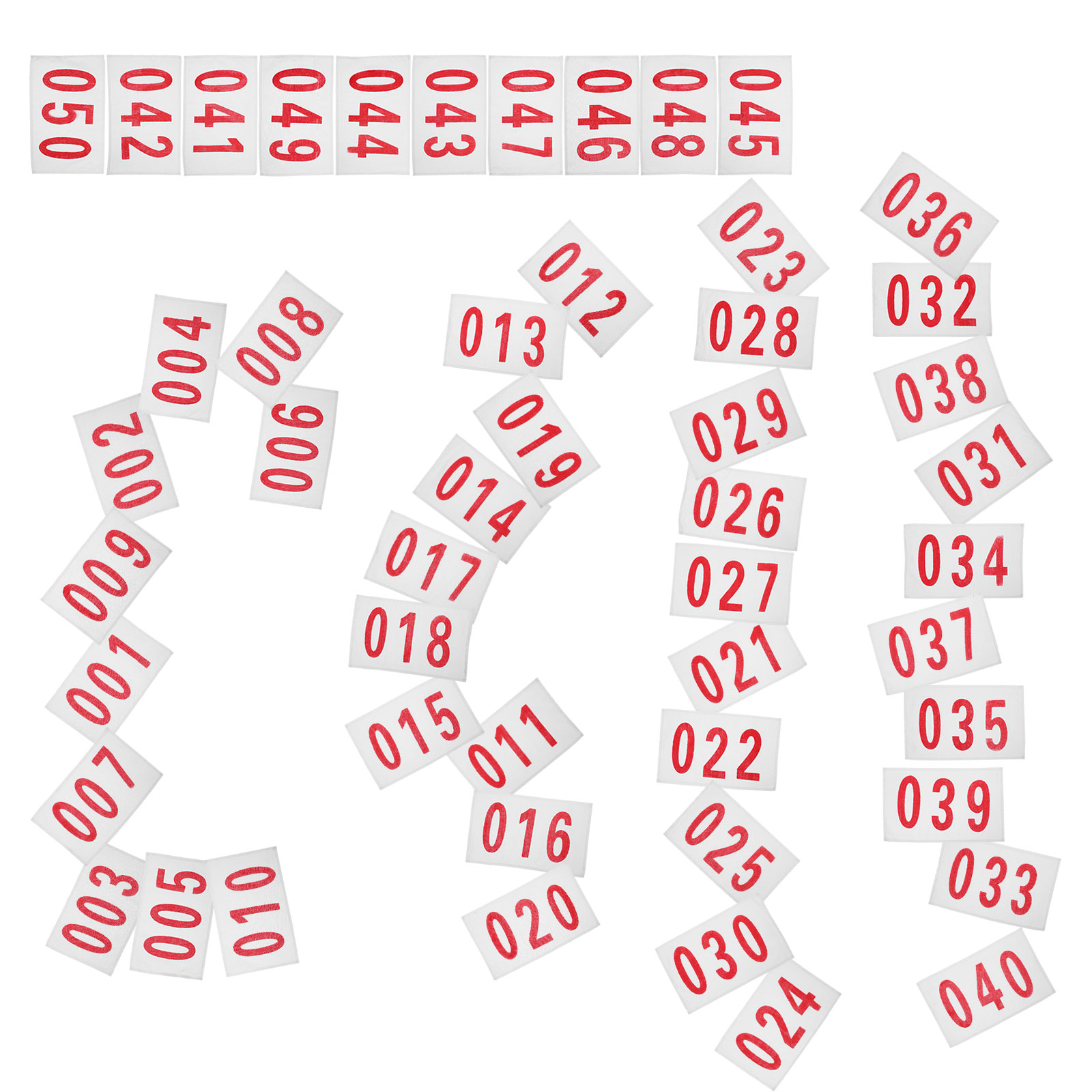 Running Race Bibs Athlete Number Paper Tags Numbers Referee Equipment ...