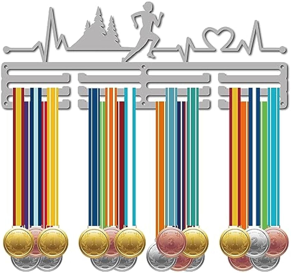 Running Run Medal Hanger Display Medal Holder Rack Sports Metal Hanging ...