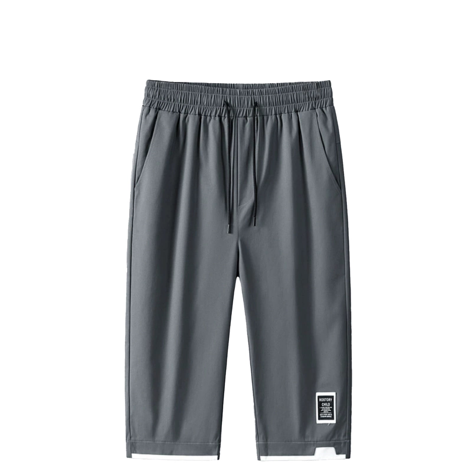 Running Shorts for Men Summer Cargo Cropped Breathable Ice Silk Shorts ...
