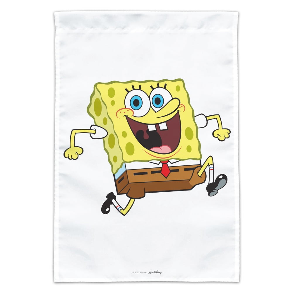 Running SpongeBob Garden Yard Flag - Walmart.com