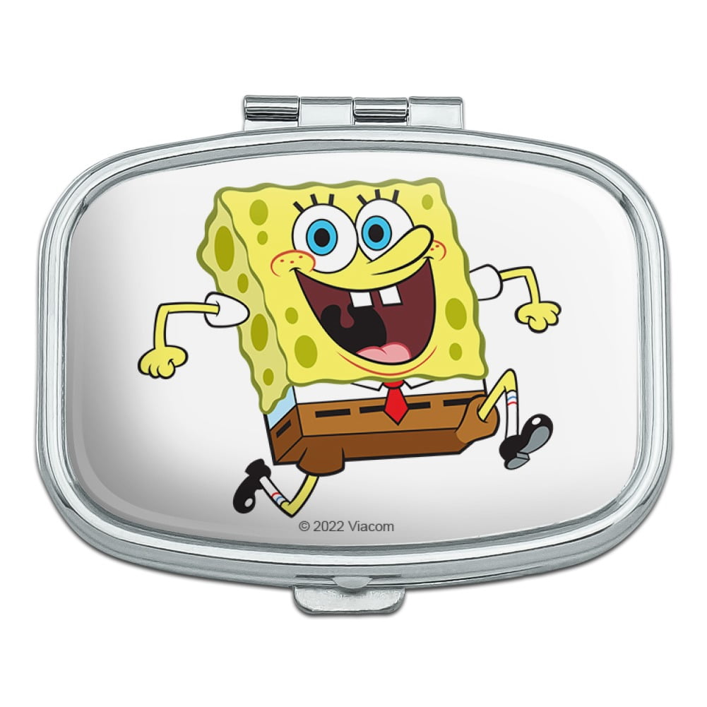 Running SpongeBob Rectangle Pill Case Trinket Gift Box - Walmart.com