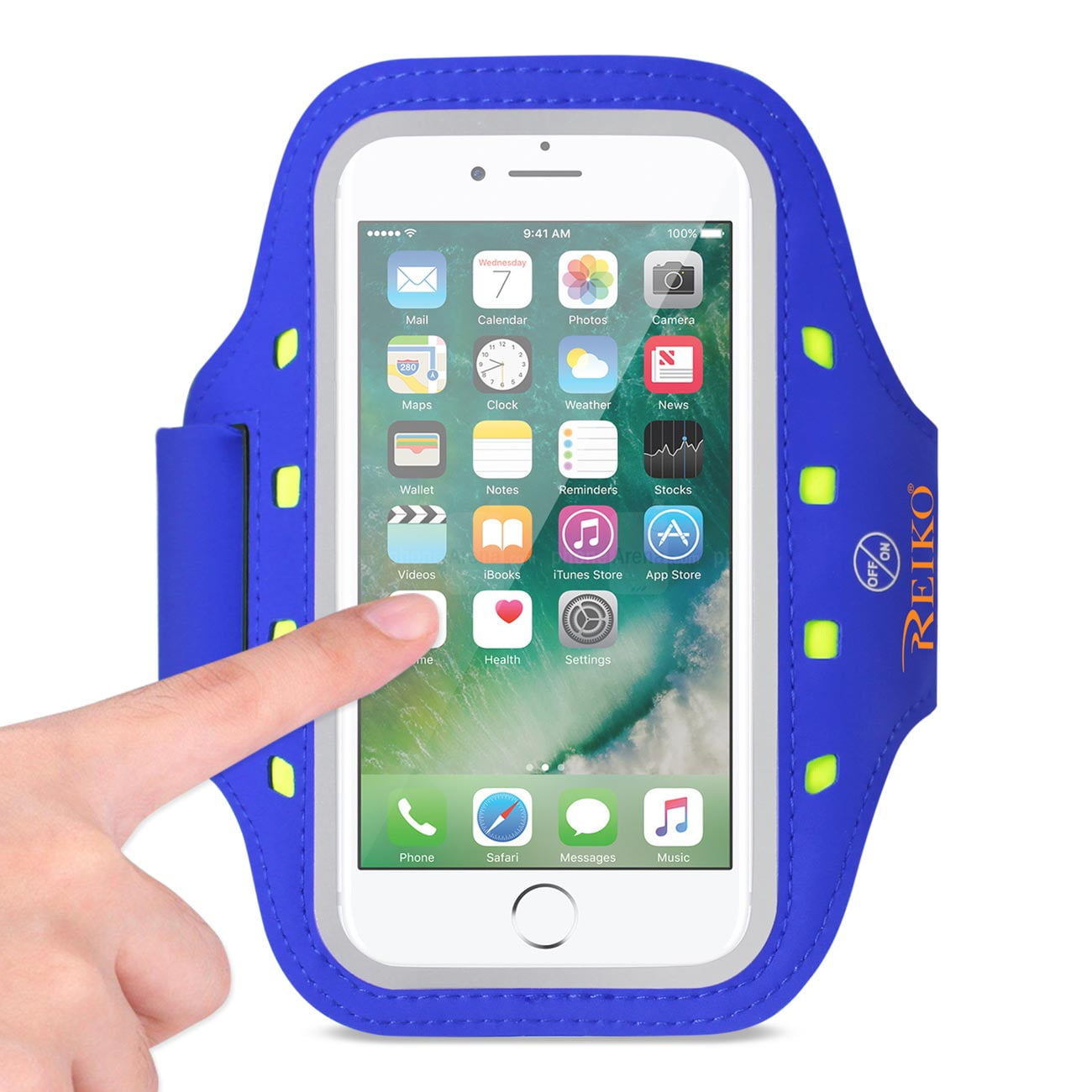 Running Sports Armband For Iphone 7/ 6/ 6s Or 5 Inches Device With Led ...