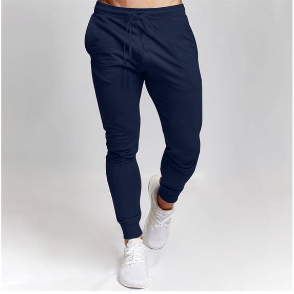 Running Sweatpants for Men Sports Joggers Athletic Stretch Fit Elastic ...