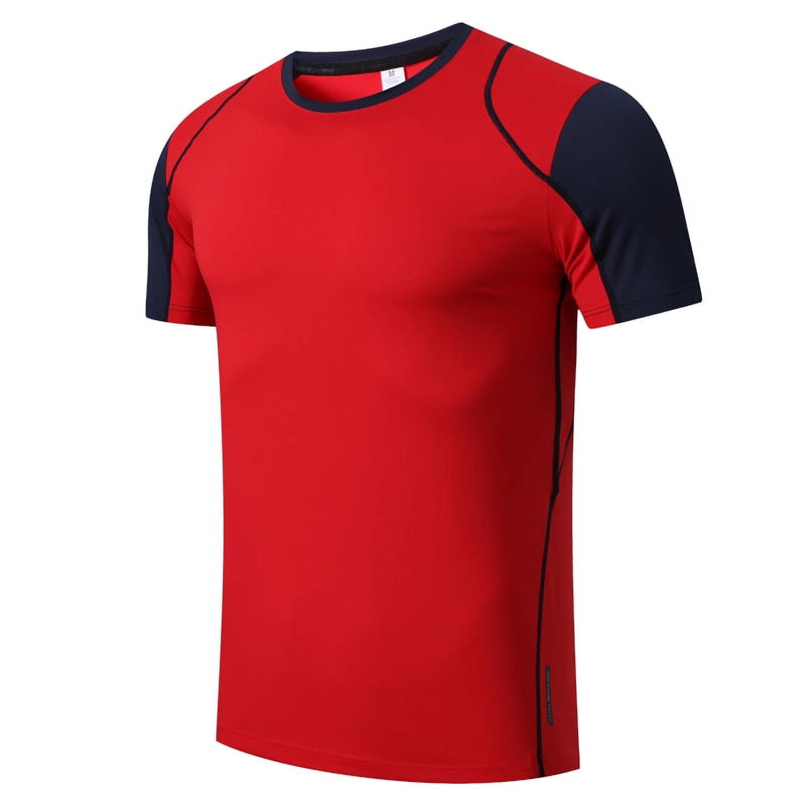 Running Tshirt Men Gym Short Sleeve Marathon Sports Tee Man Training ...