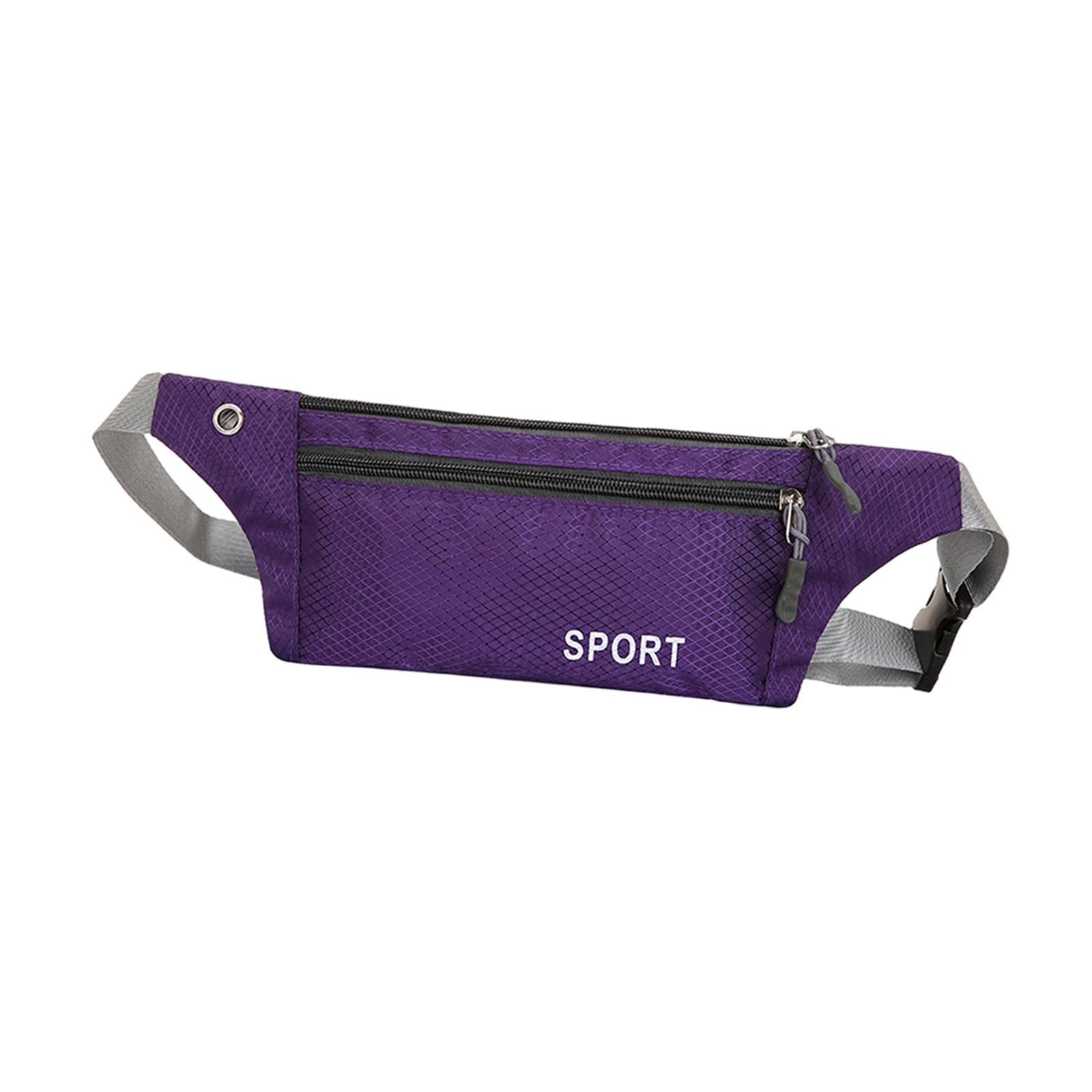 Running Waist Pack Waist Pouch Adjustable with Headphone Hole Runners ...