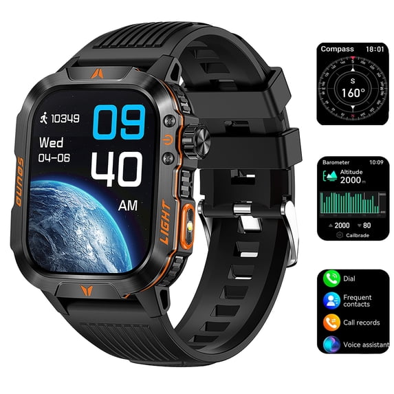 Running Watch with Daily Suggested Workouts up to 2 weeks of Battery ...