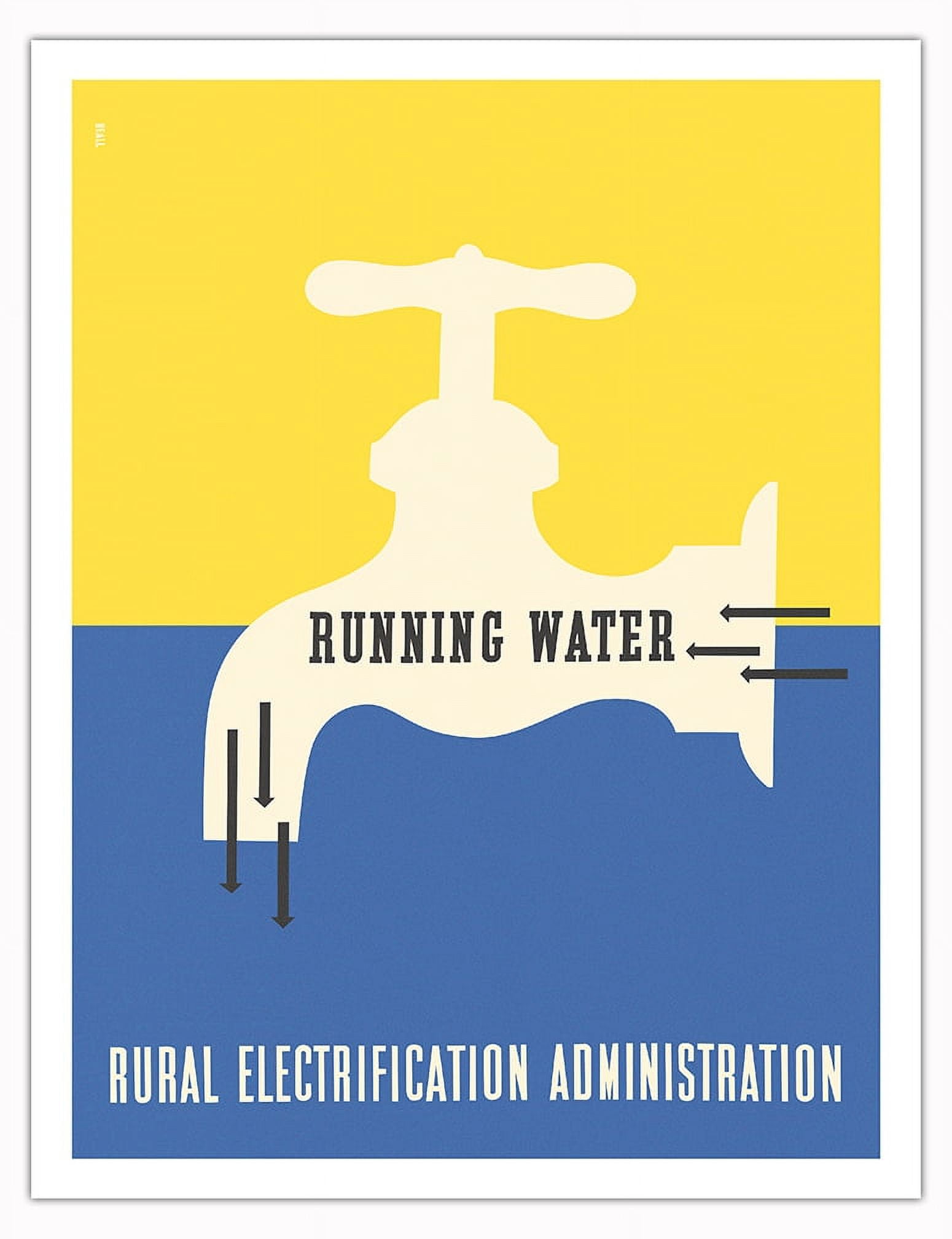 Running Water - Rural Electrification Administration - Vintage ...