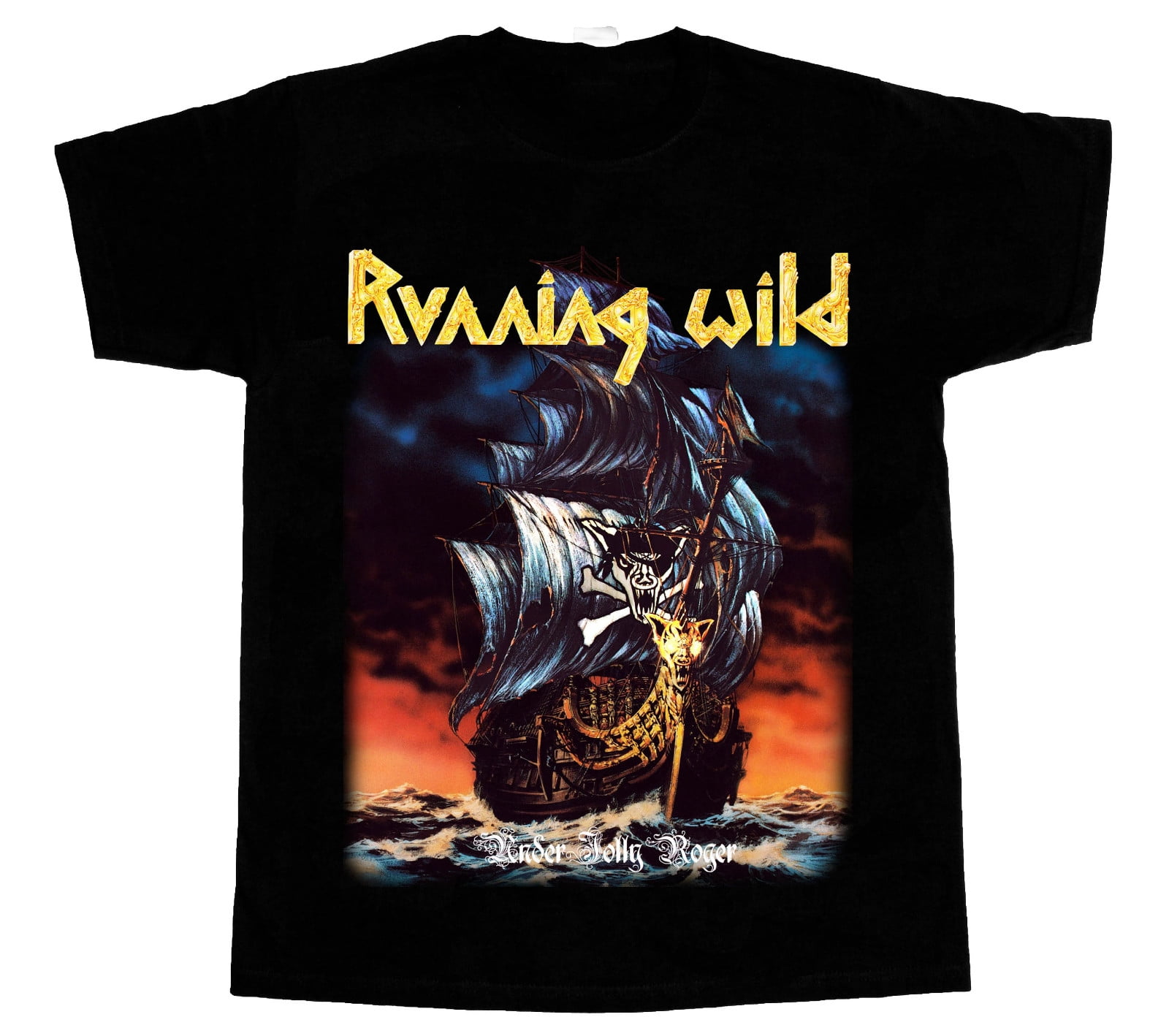 Running Wild Under Jolly Roger Grave Digger Rage T-SHIRT ALL SIZE ...