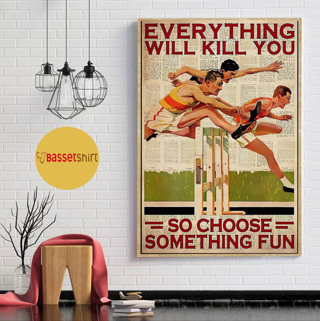 Running man everything will kill you so choose something fun poster 16 ...