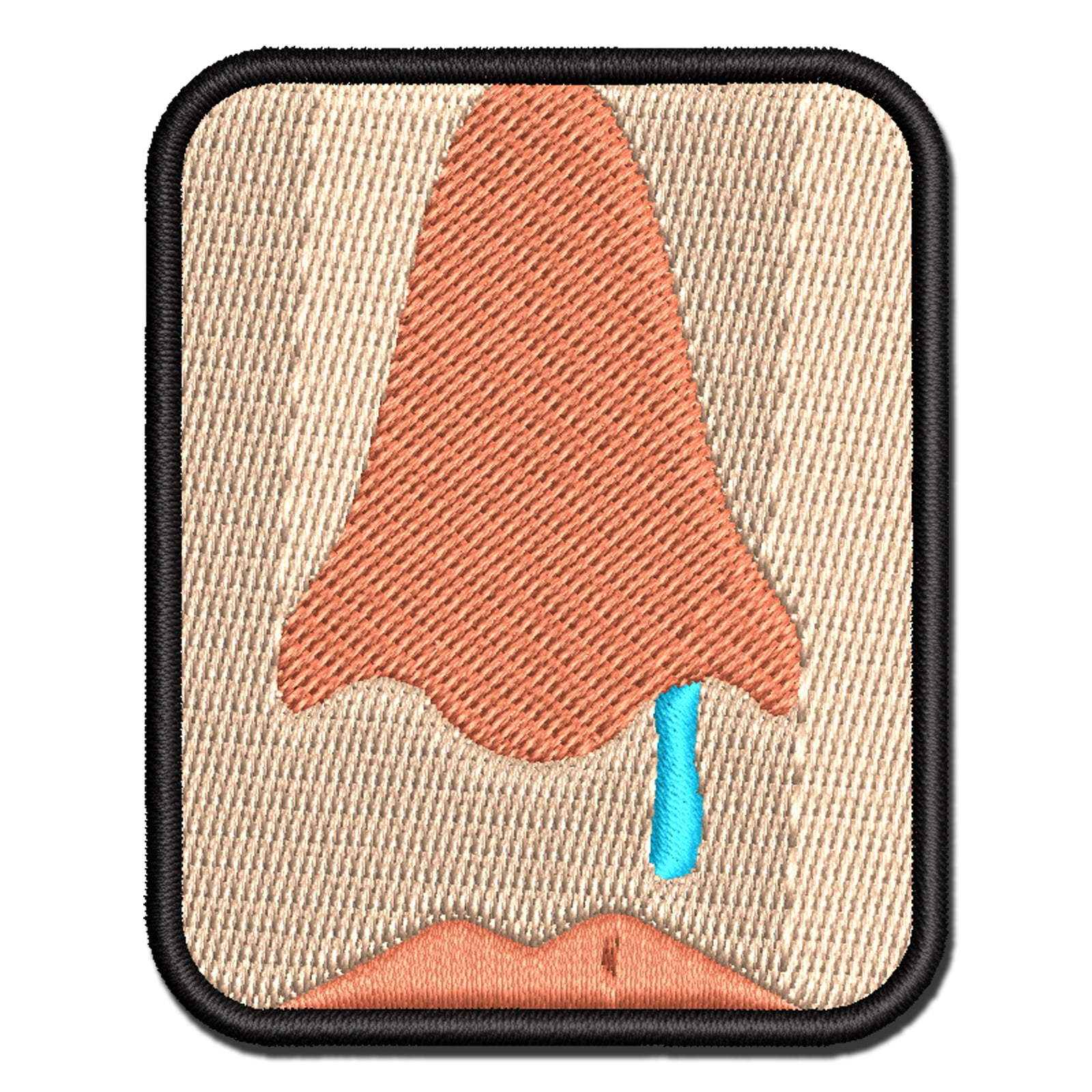 Runny Nose Allergies Sick Applique Multi-Color Embroidered Iron-On ...