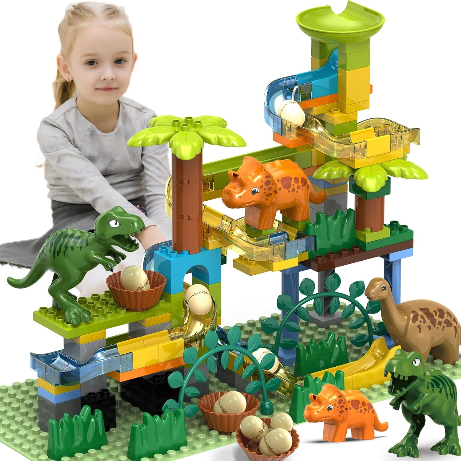 Runs for Kids 4-8 Building Blocks/246Pcs Classic Big Blocks Toys Set ...