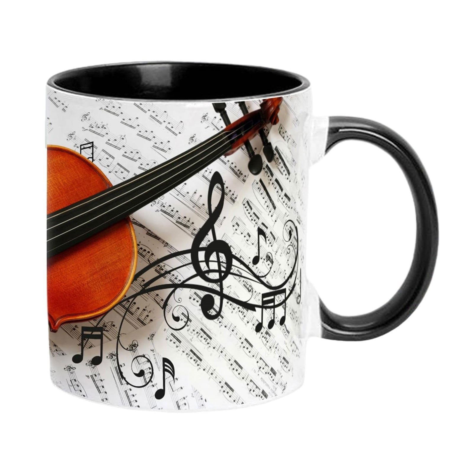 Runskmd Musical Notes Design Guitar Piano Coffee Mugs Creative Music ...
