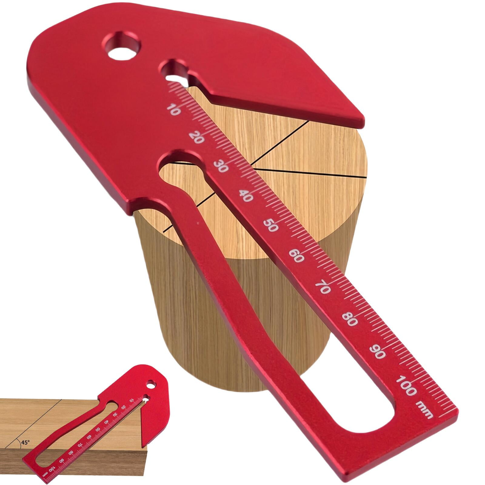 Runspich Circle Center Finder Tool Woodworking Measuring and Square 45/ ...