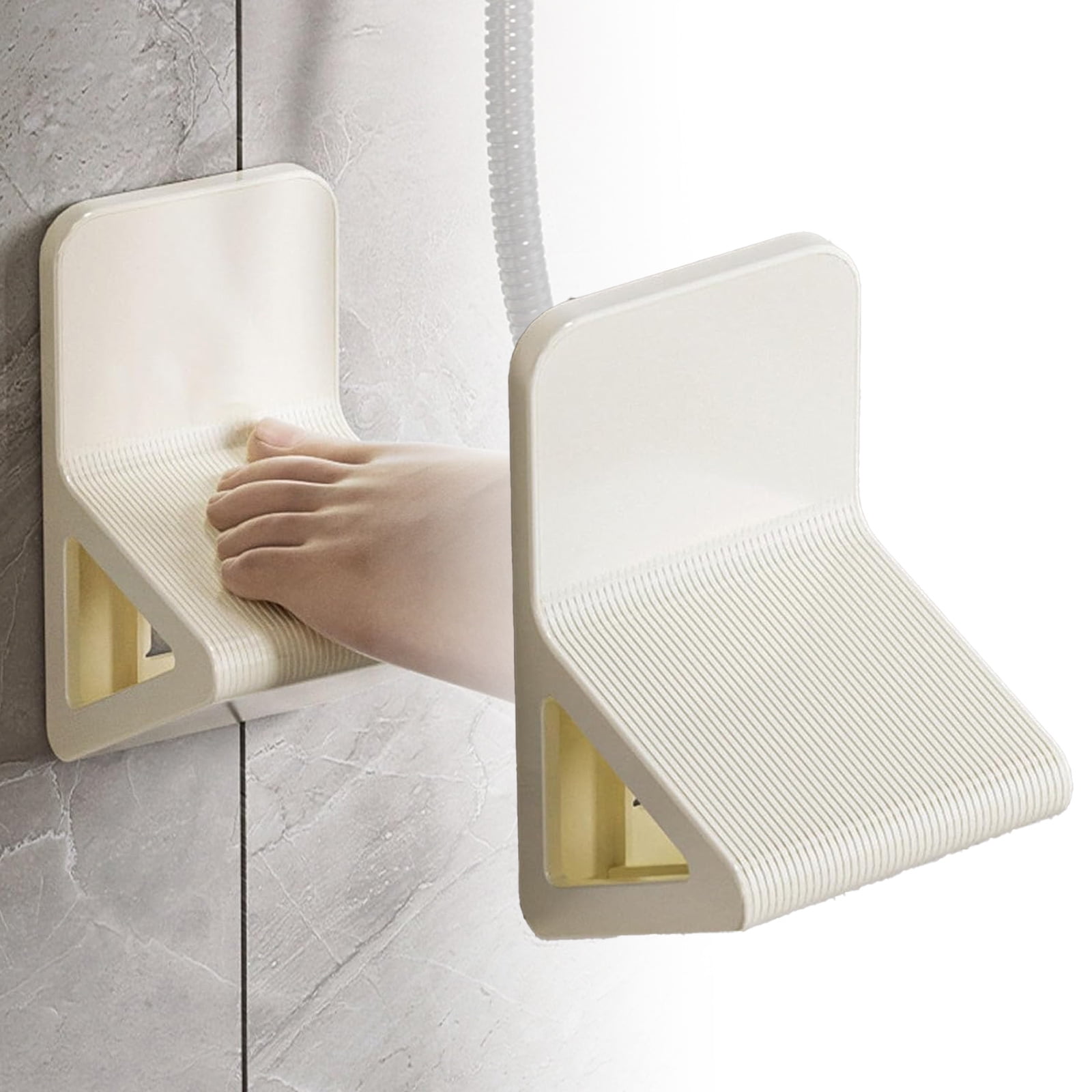Runspich Shower Foot Rest for Shaving Legs, Non-Slip Shower Step with ...