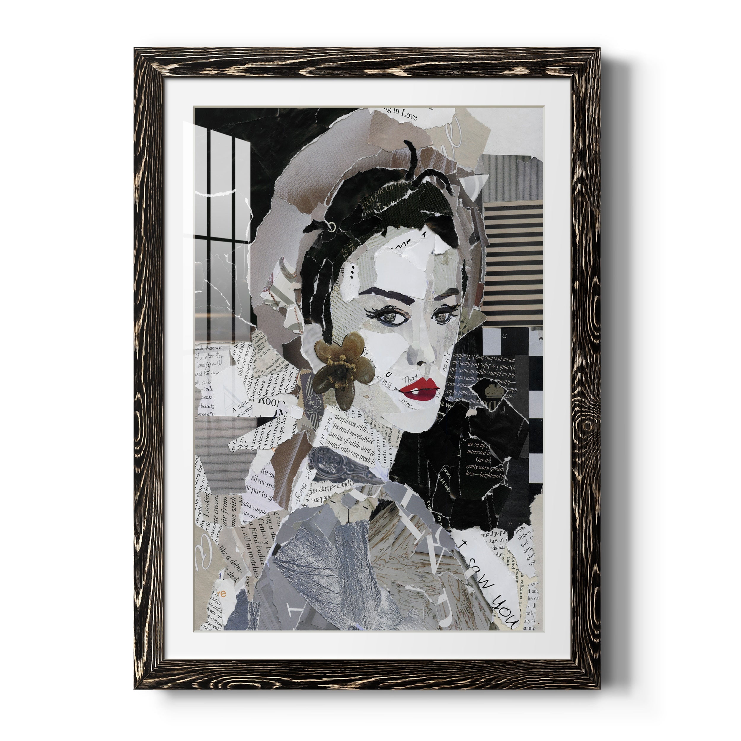 Runway Pause - Premium Framed Print - Distressed Barnwood Frame - Ready ...
