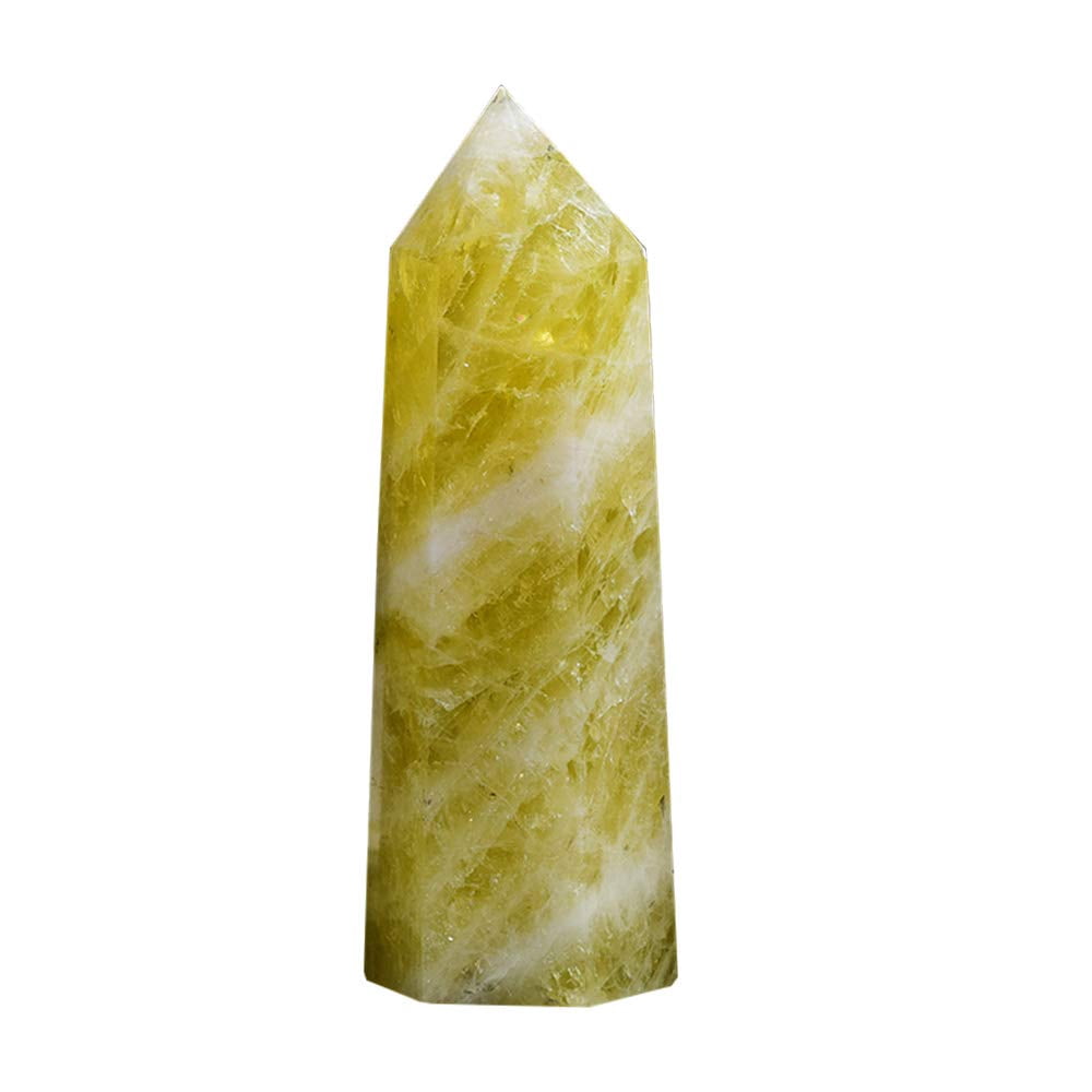 Runyangshi Citrine Natural Healing Crystal Wands Height 2.4"-2.8", 6 ...
