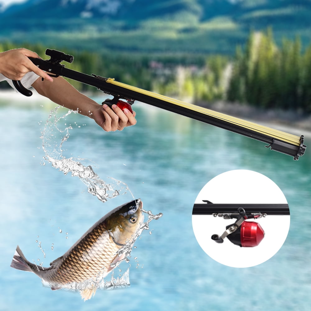 Runzkzy Fish Shooter Slingshot Fish Dart Arrow Fishing Reel Laser Arrow ...