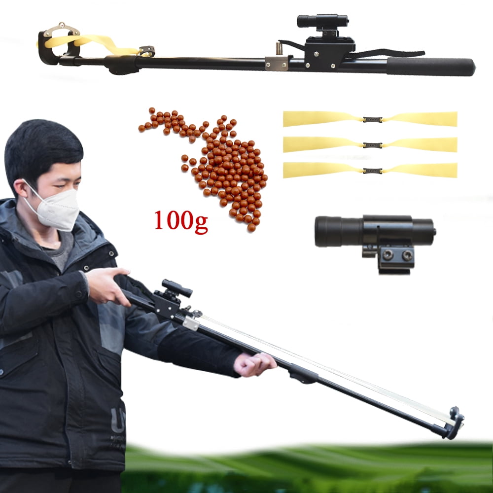 Runzkzy Long Range Shooting Slingshot Outdoor Multifunctional ...