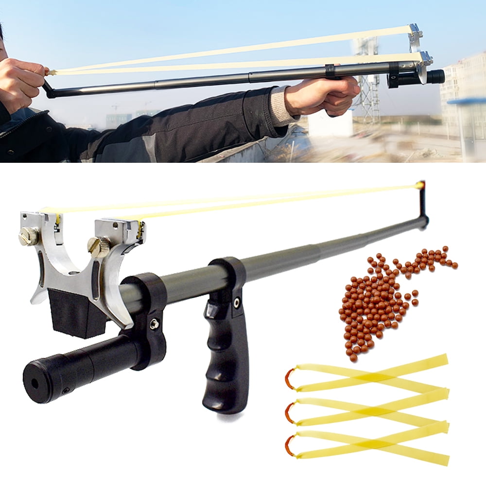 Runzkzy High-precision Alloy Telescopic Slingshot Red Laser Slingshot ...