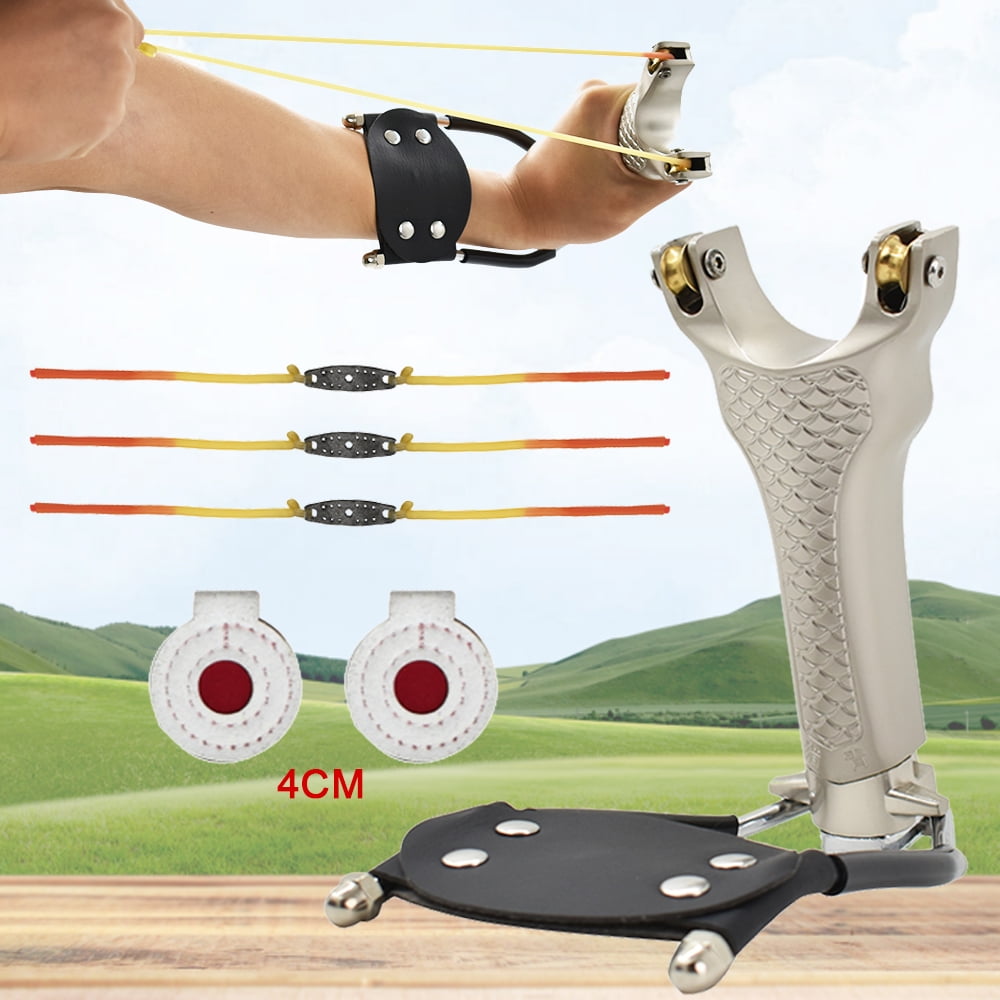 Runzkzy Outdoor Hunting Fish Shooting Slingshot with Pulley ...