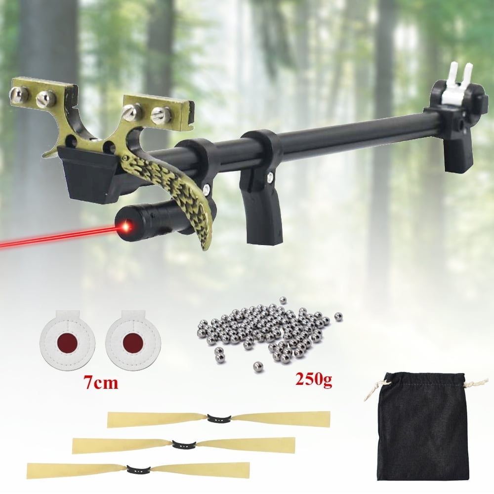 Runzkzy Outdoor Hunting Slingshot Retractable with Small Infrared ...