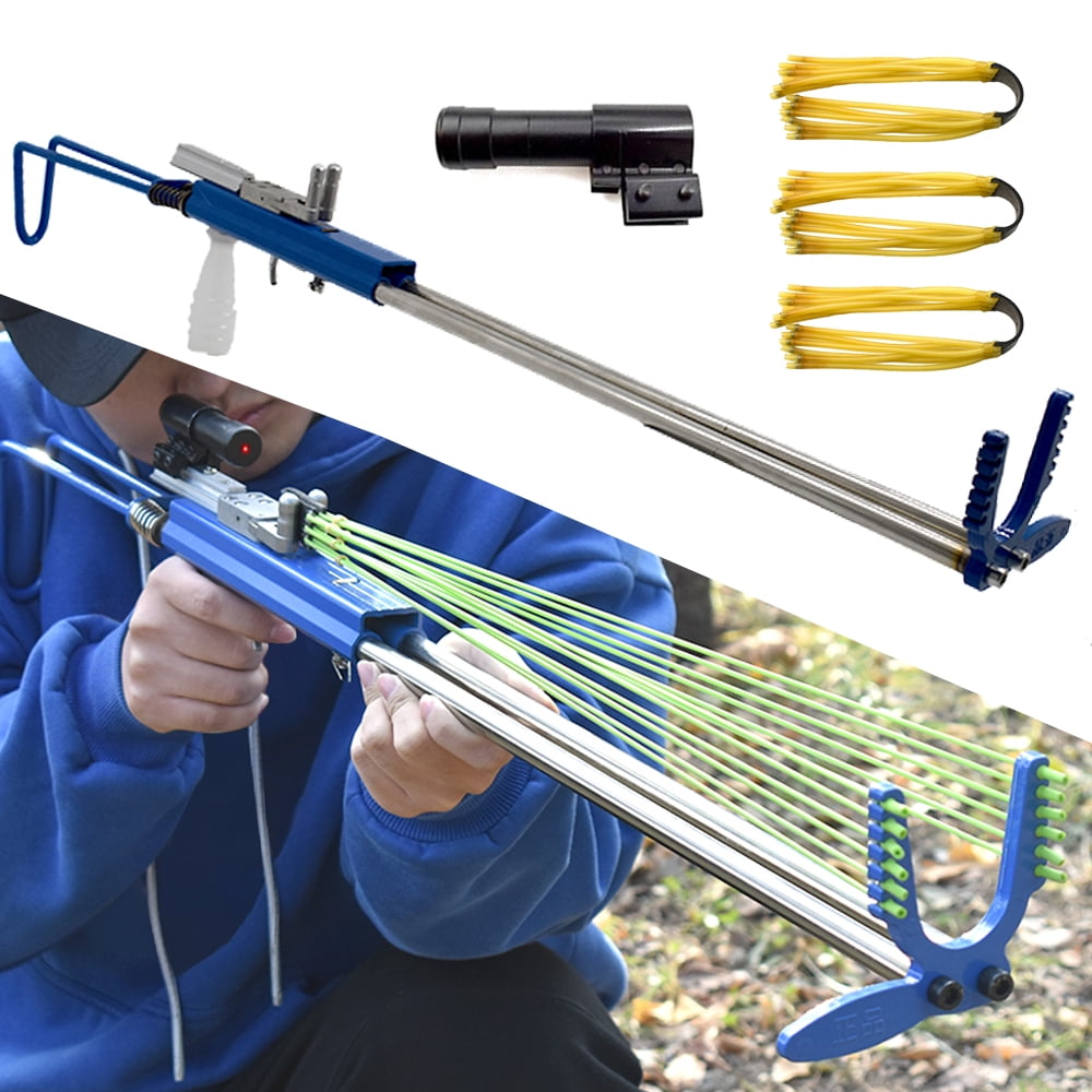 Runzkzy Powerful Pull Long Range Shooting Bow Outdoor Slingshot for ...