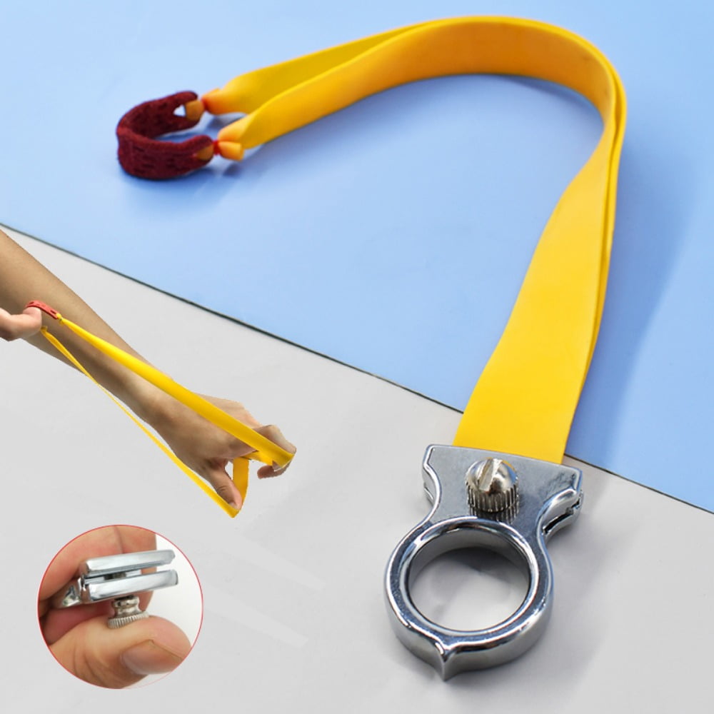 Runzkzy Small finger ring slingshot rimless slingshot rubber band adult ...