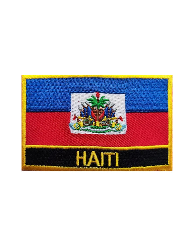 Ruoming 1 PCS National flag Patches Iron On or Sew On Embroidered ...