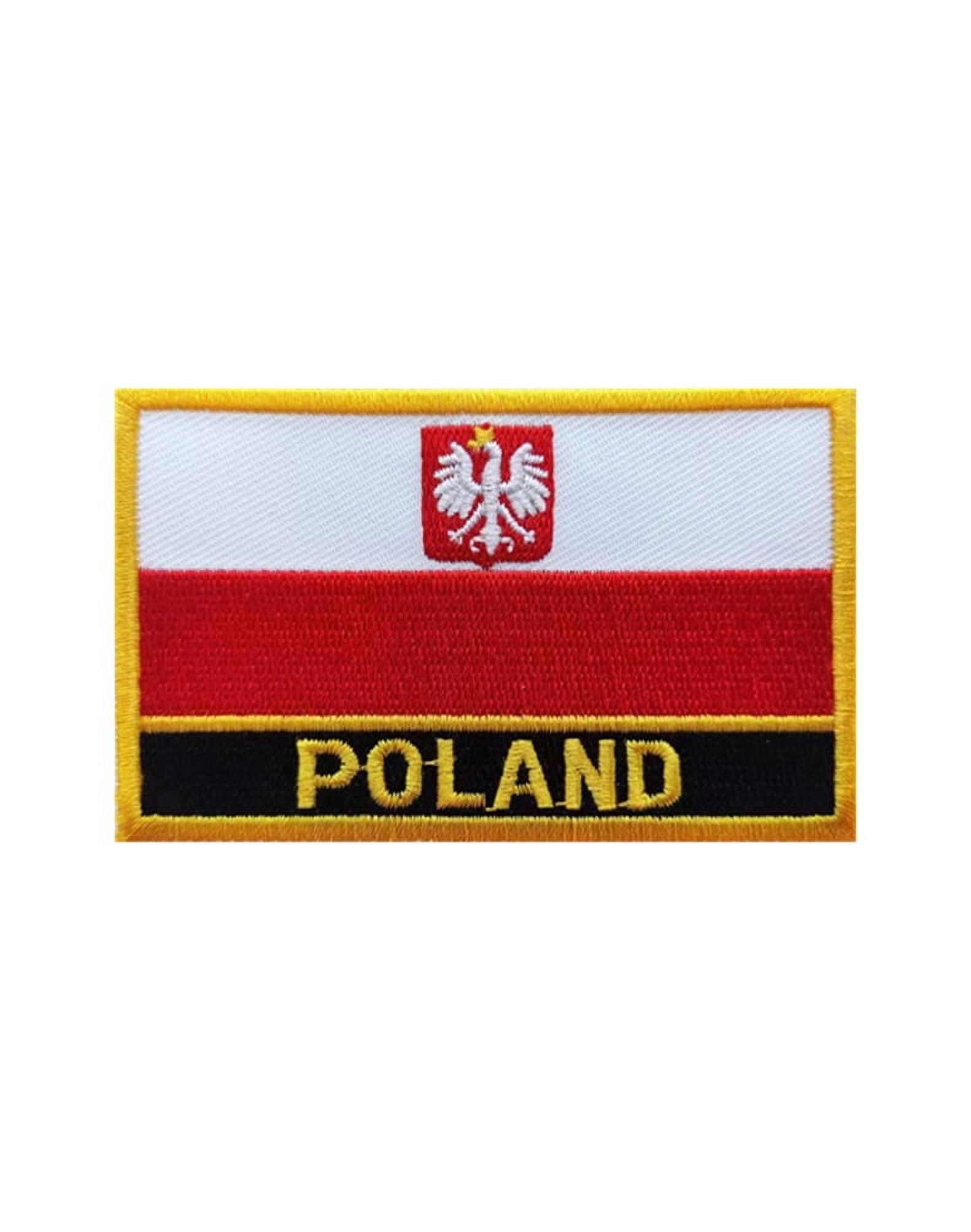 Ruoming 1 PCS National flag Patches Iron On or Sew On Embroidered ...