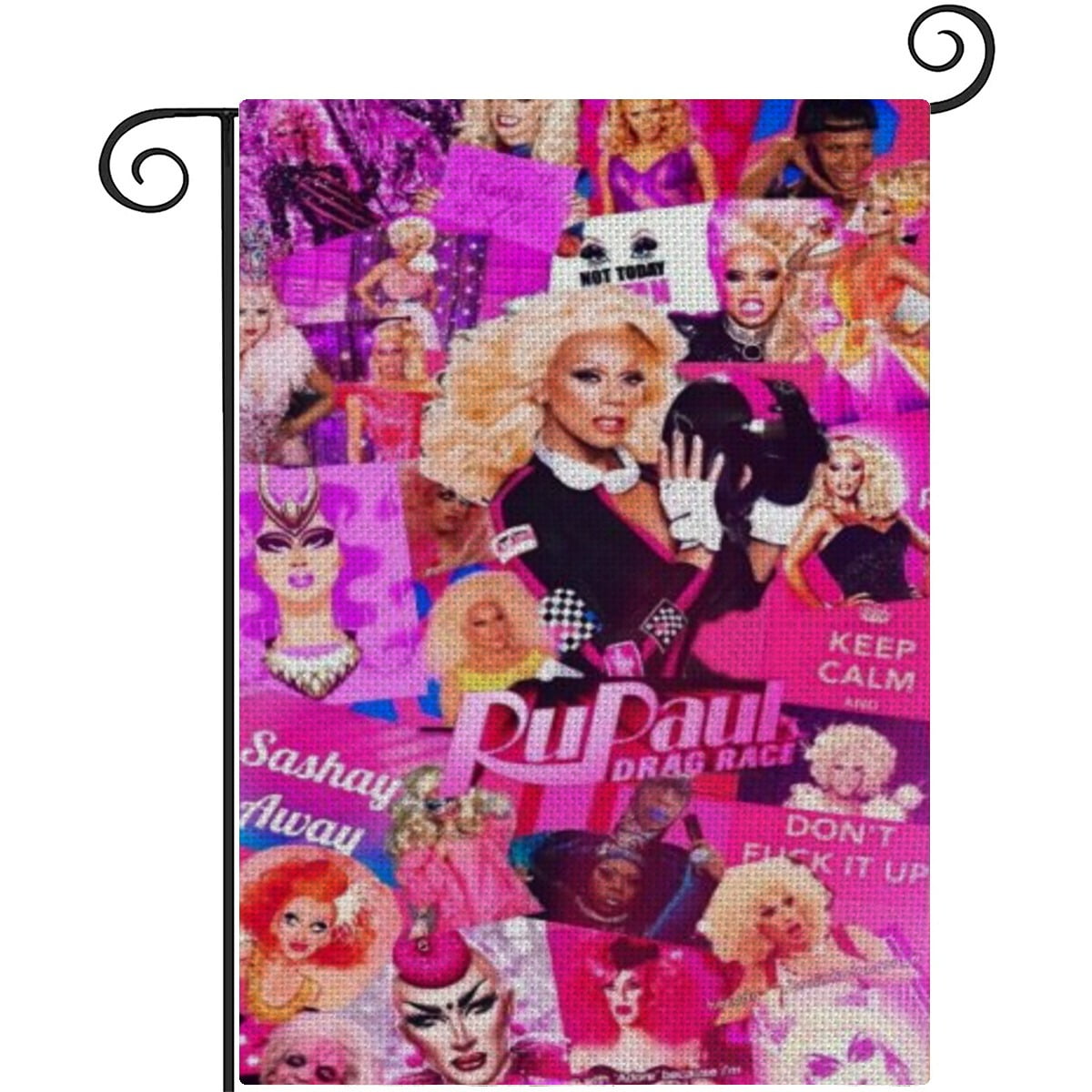 Rupaul Garden Flags Set of Double Sided 12 x 18 Inch Yard Flags, Small ...