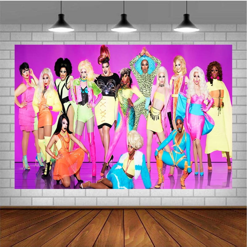 Rupaul Banner Poster Wall Decor Birthday Backdrop Background Party ...