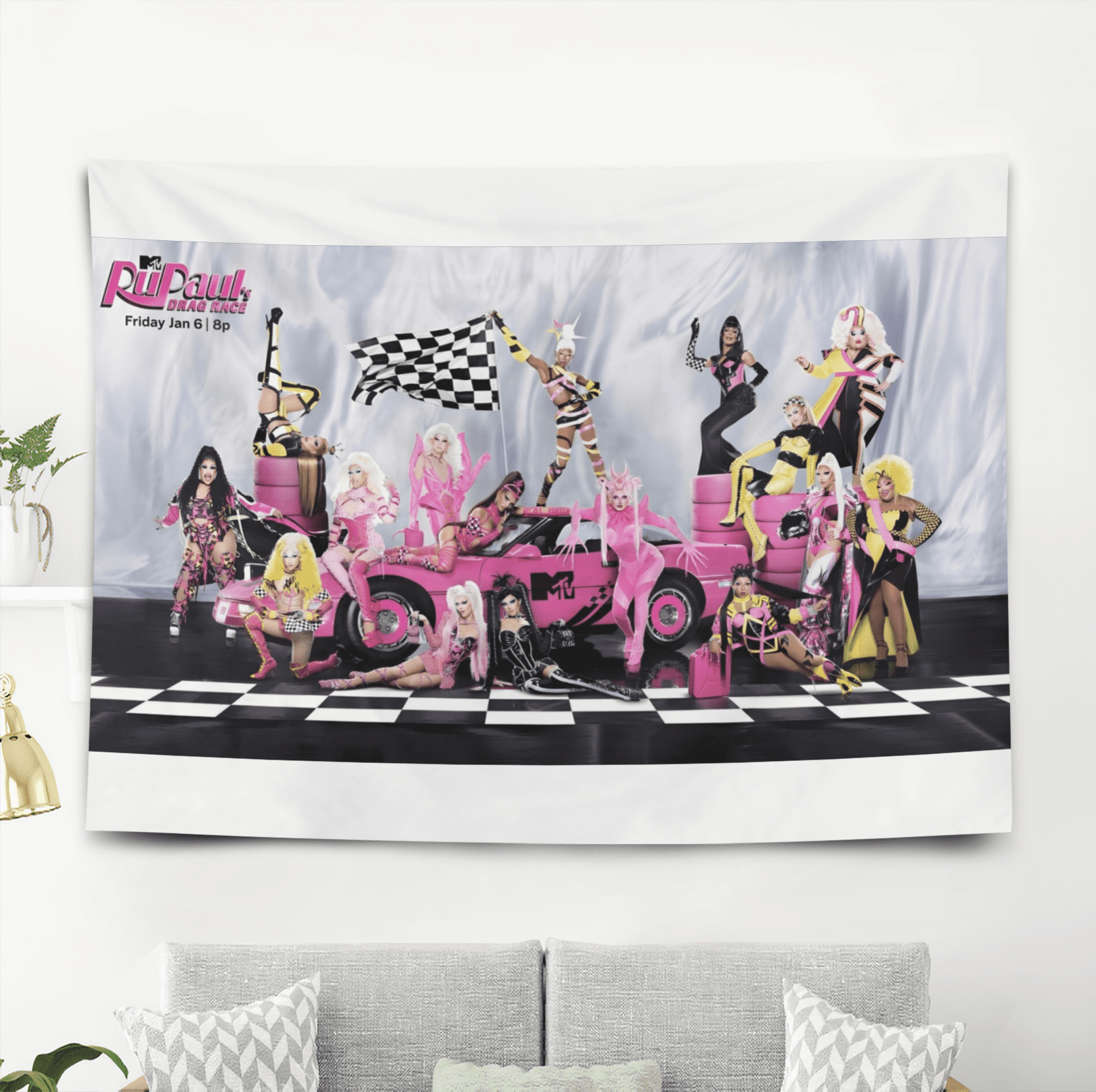 Rupaul Tapestry for Teen Girls Bedroom Aesthetic Wall Hanging Art ...