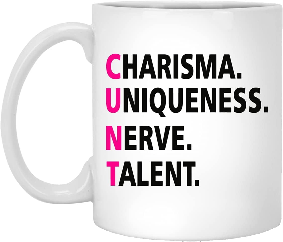 Rupaul's Drag Race Inspired Coffee Mug, Charisma, Uniqueness, Nerve ...